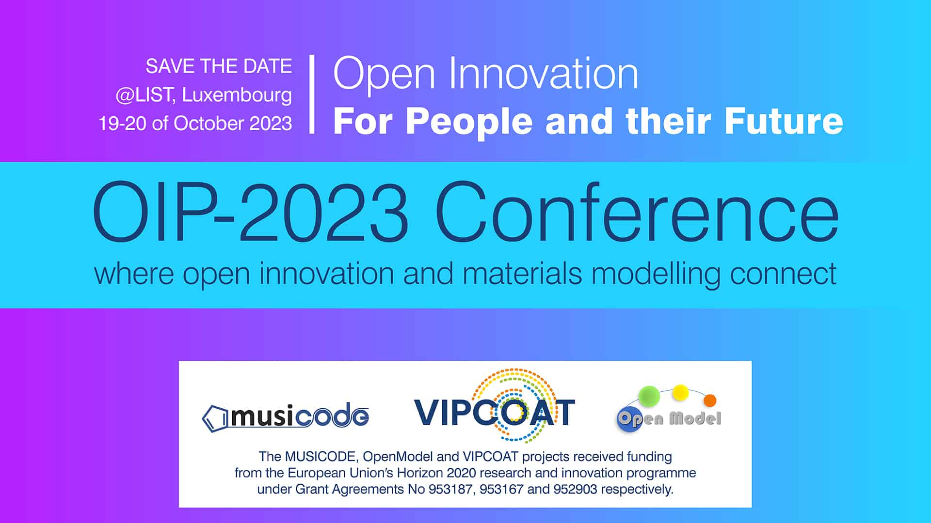 OIP-2023 Conference Luxembourg