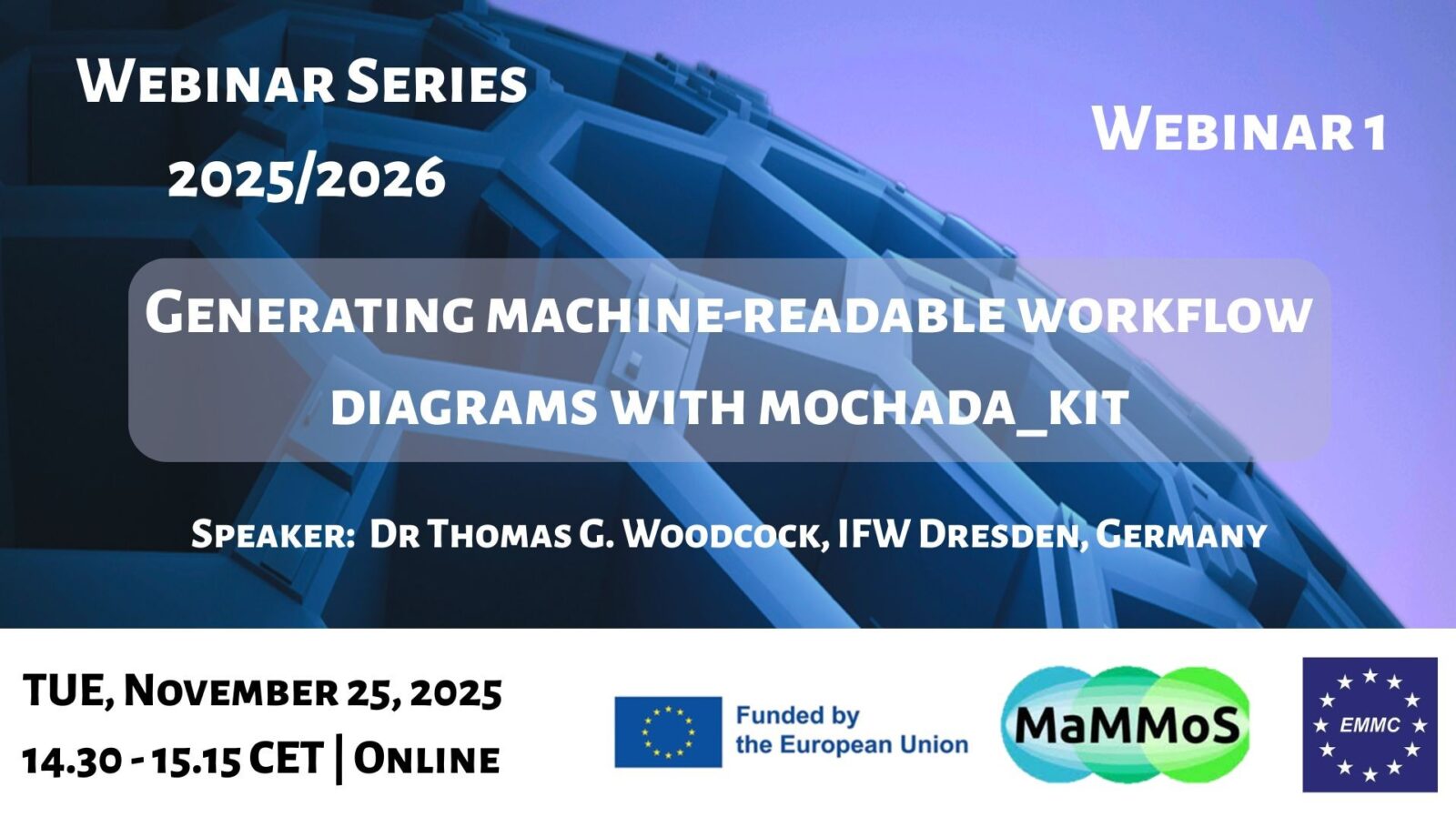 MaMMoS Webinar Series, WEB 1 – EMMC | The european materials modelling council