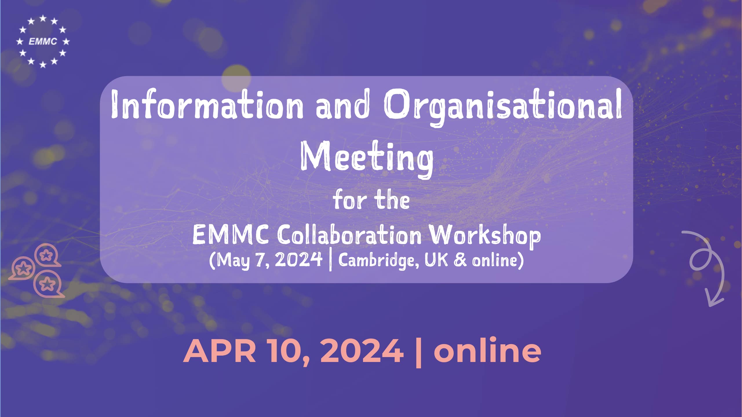 EMMC Collaboration Workshop Prep Meeting 2024